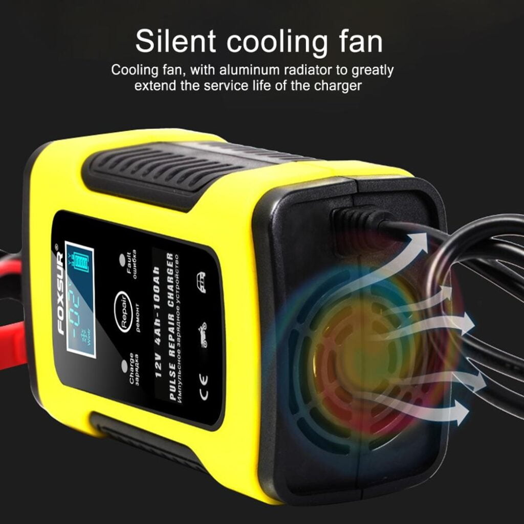 Redresor smart acumulatori auto - moto ,12V, 4ah-100ah cu display ,5A ...
